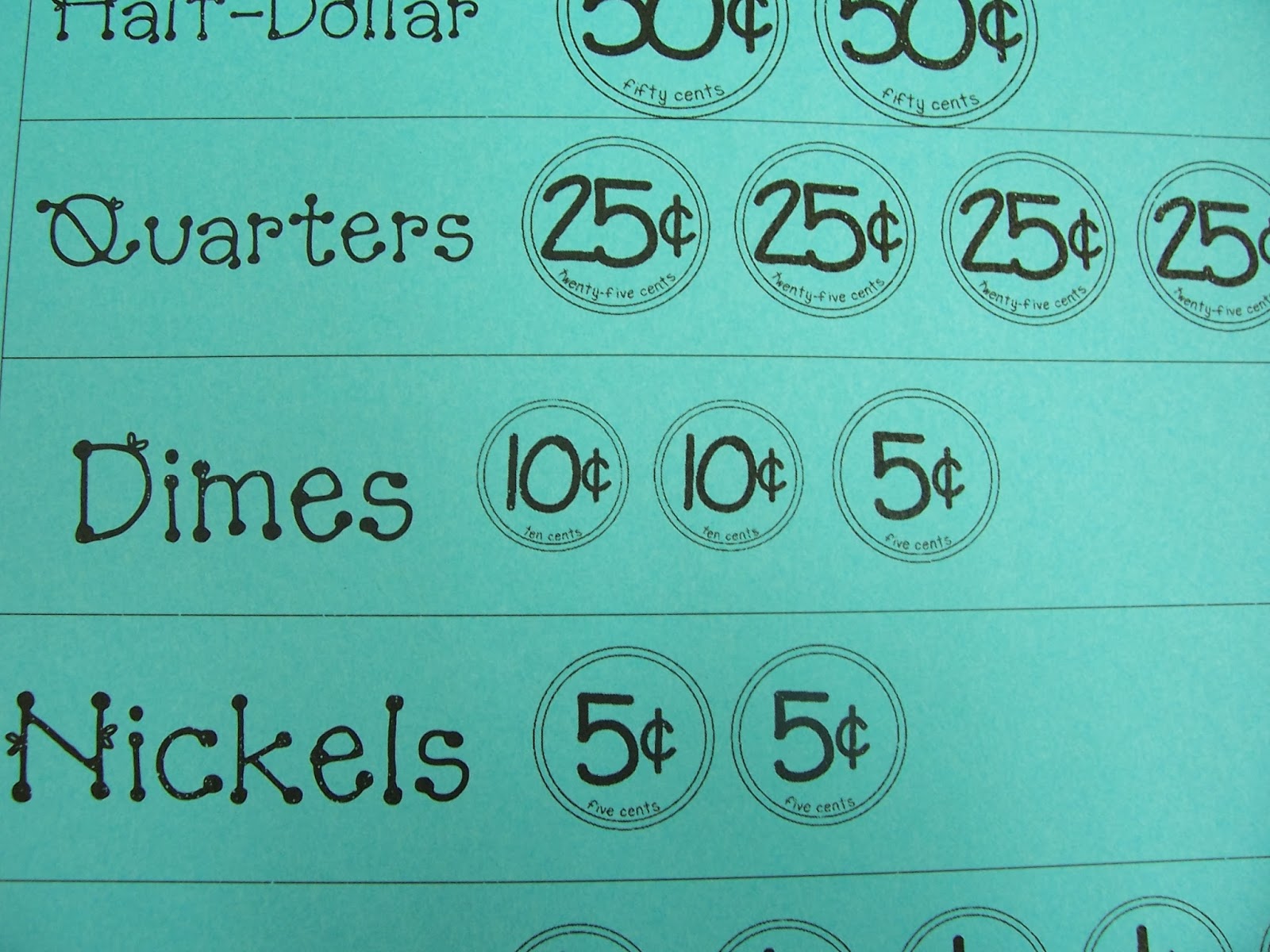 Second Grade Signpost: Money Madness {Part Two} and a {Freebie}