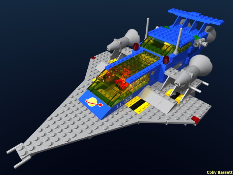 Ray-Traced Lego Mania: 497 - Galaxy Explorer