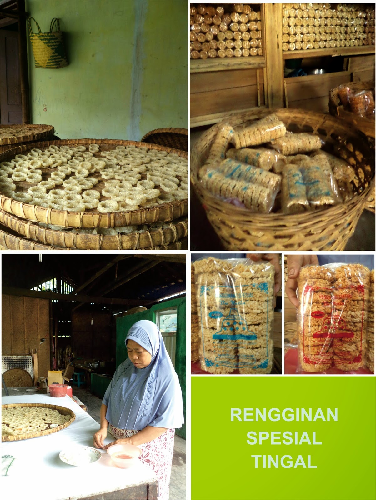 RENGGINAN TINGAL - Camilan Oleh-oleh Khas Borobudur ~ Lensa Pelancong