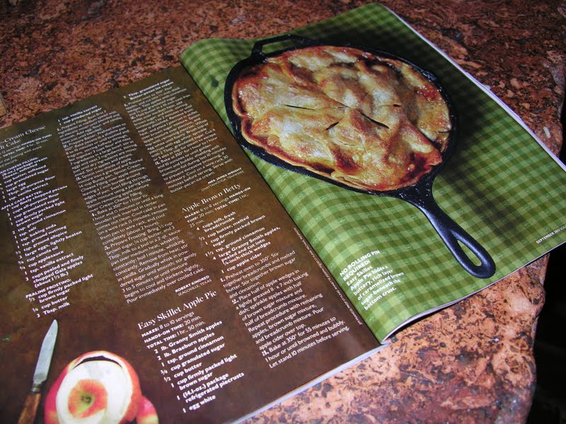 The Baking Project...("Easy Skillet Apple Pie") - a day in the life of ...