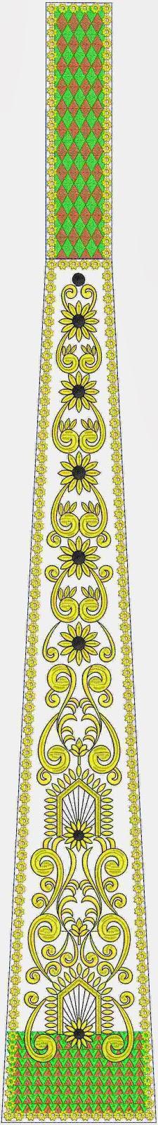 EmbDesignTube: Trendy Embroidered Long Kali Designs