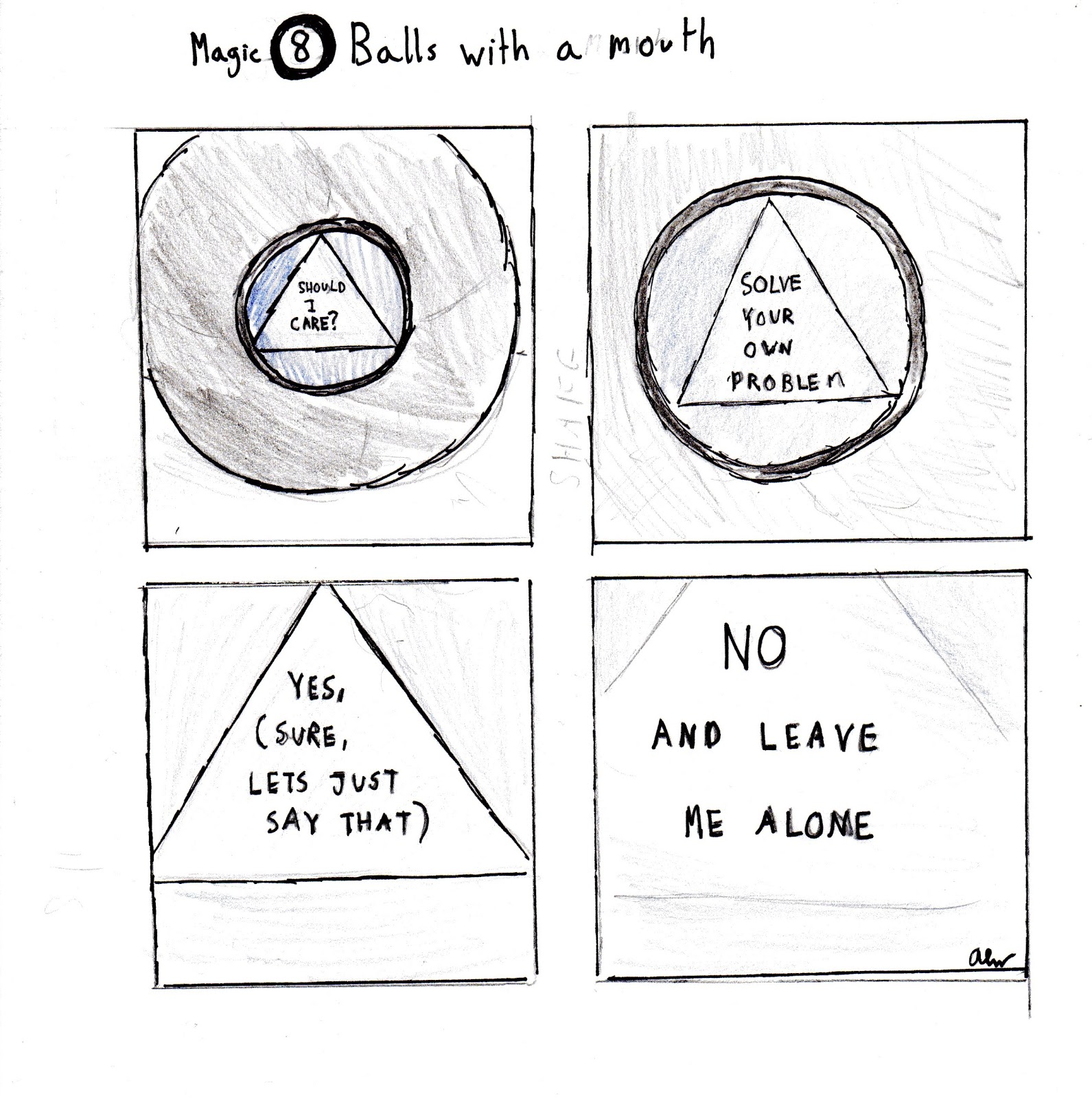 ALW Comics: Sassy Magic Eight Balls