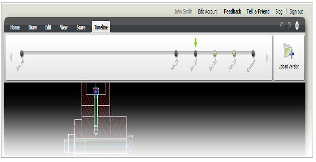 The Lazy Drafter: Back to the Future with AutoCAD WS Timeline