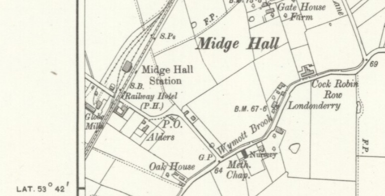 Chorley's Inns and Taverns: Leyland - Railway Hotel (Midge Hall)