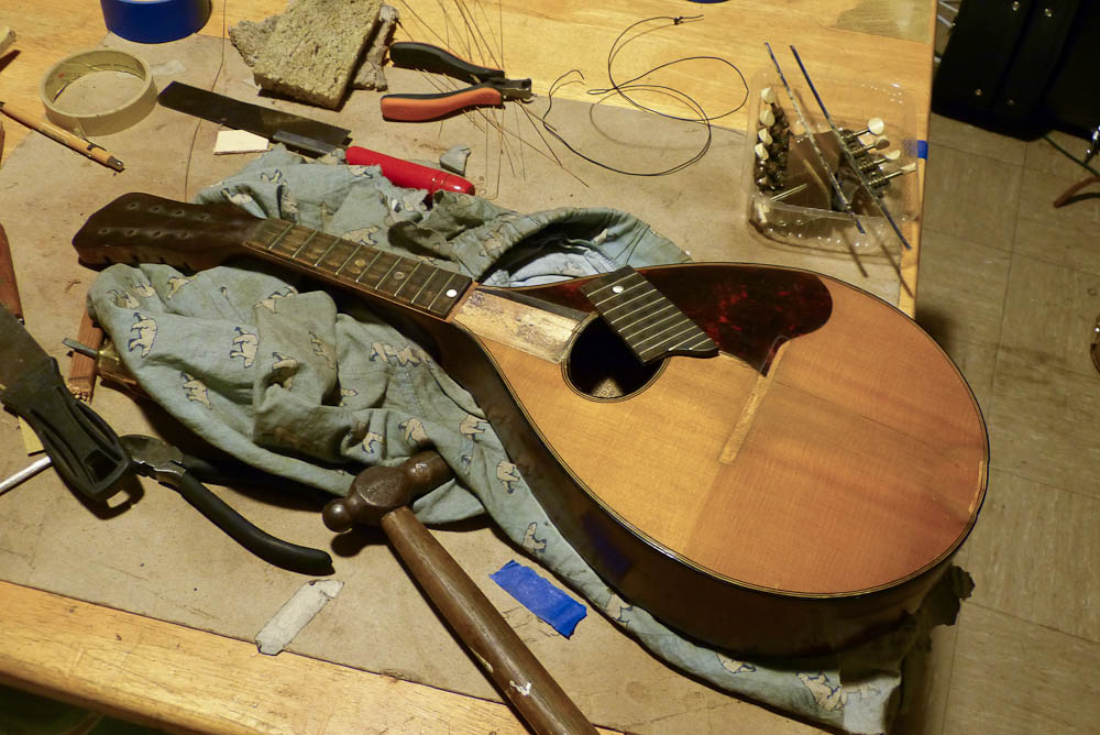 Workshop: Regal/Washburn Mandolin Neck Joint