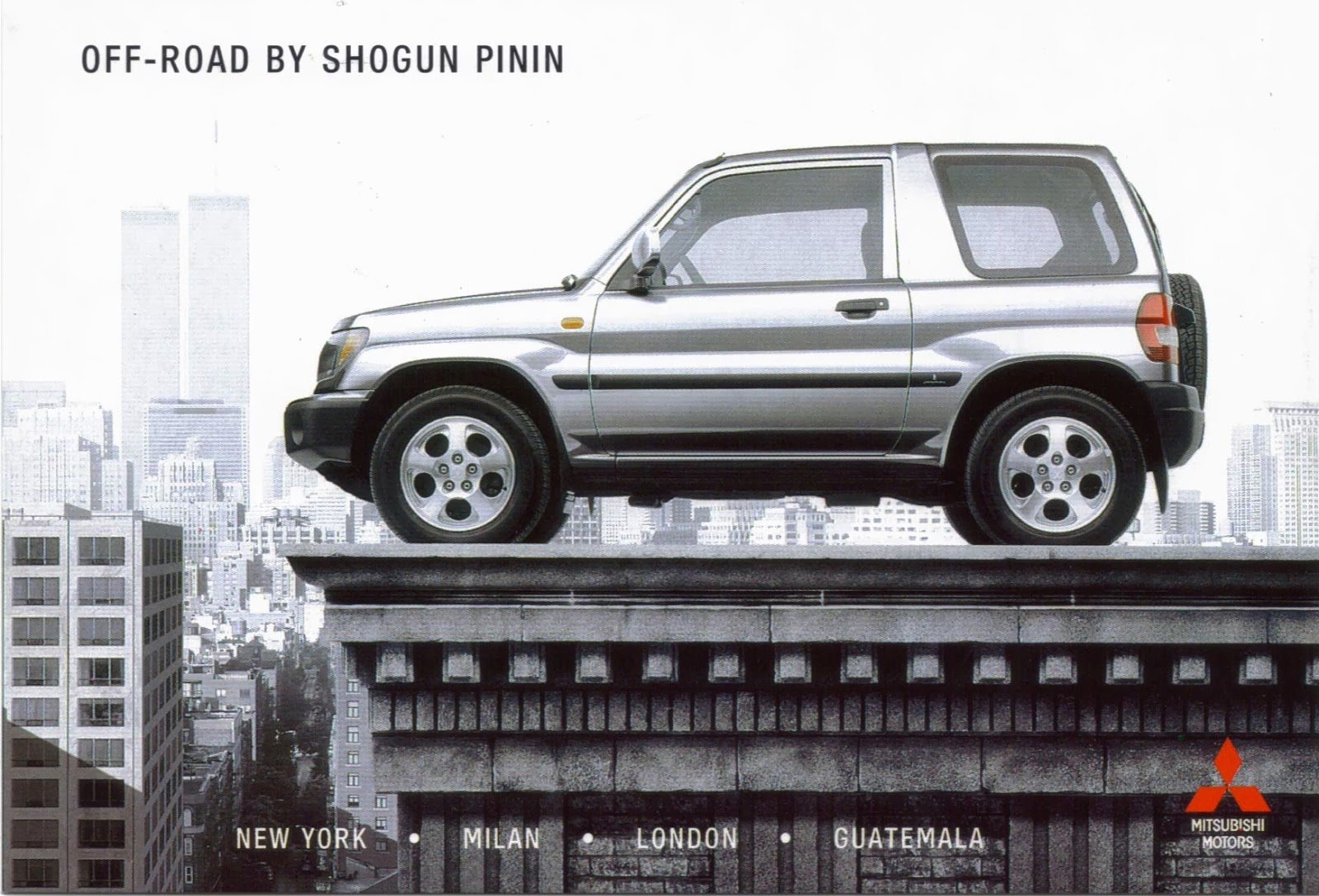 Postcards and Viewcards: Postcard Of The Mitsubishi Off-Road By Shogun ...