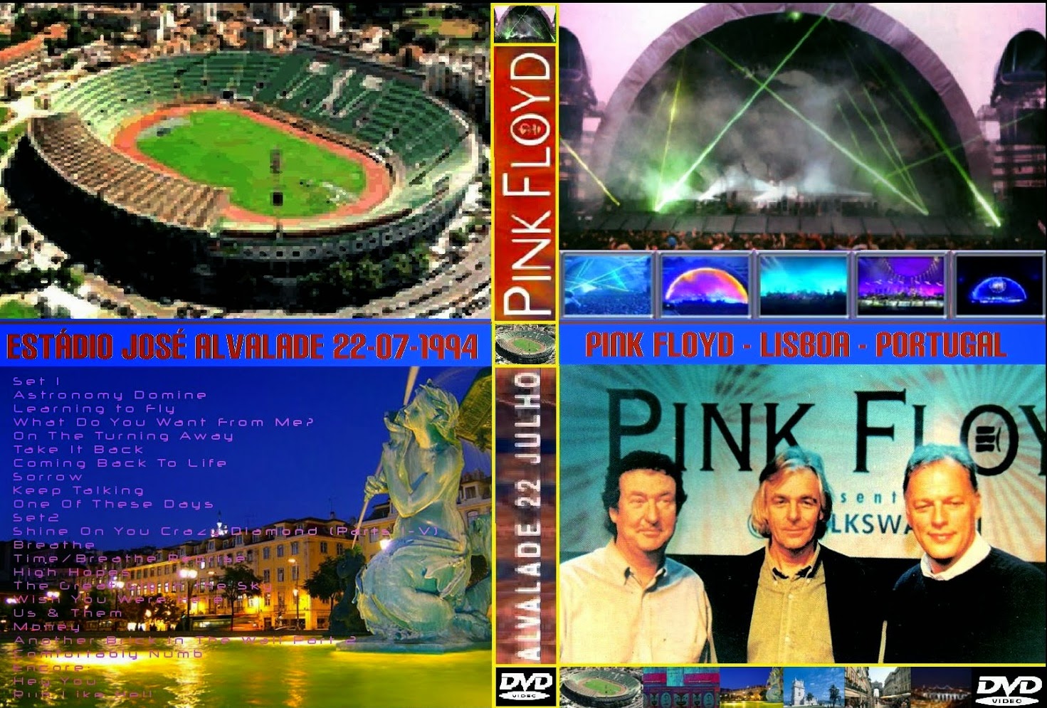 BANCA DO ROCK Rock Concert DVD: 2774 - DVD - PINK FLOYD 1994 - BOOTLEG
