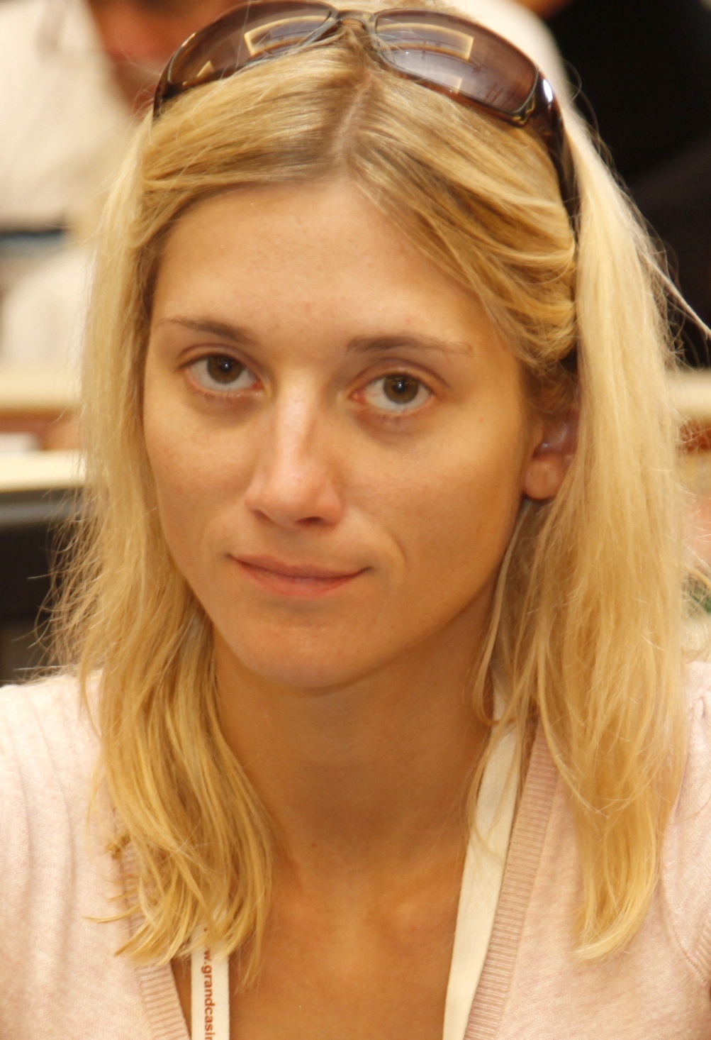 Gaelle Baumann Poker Player Wallpaper