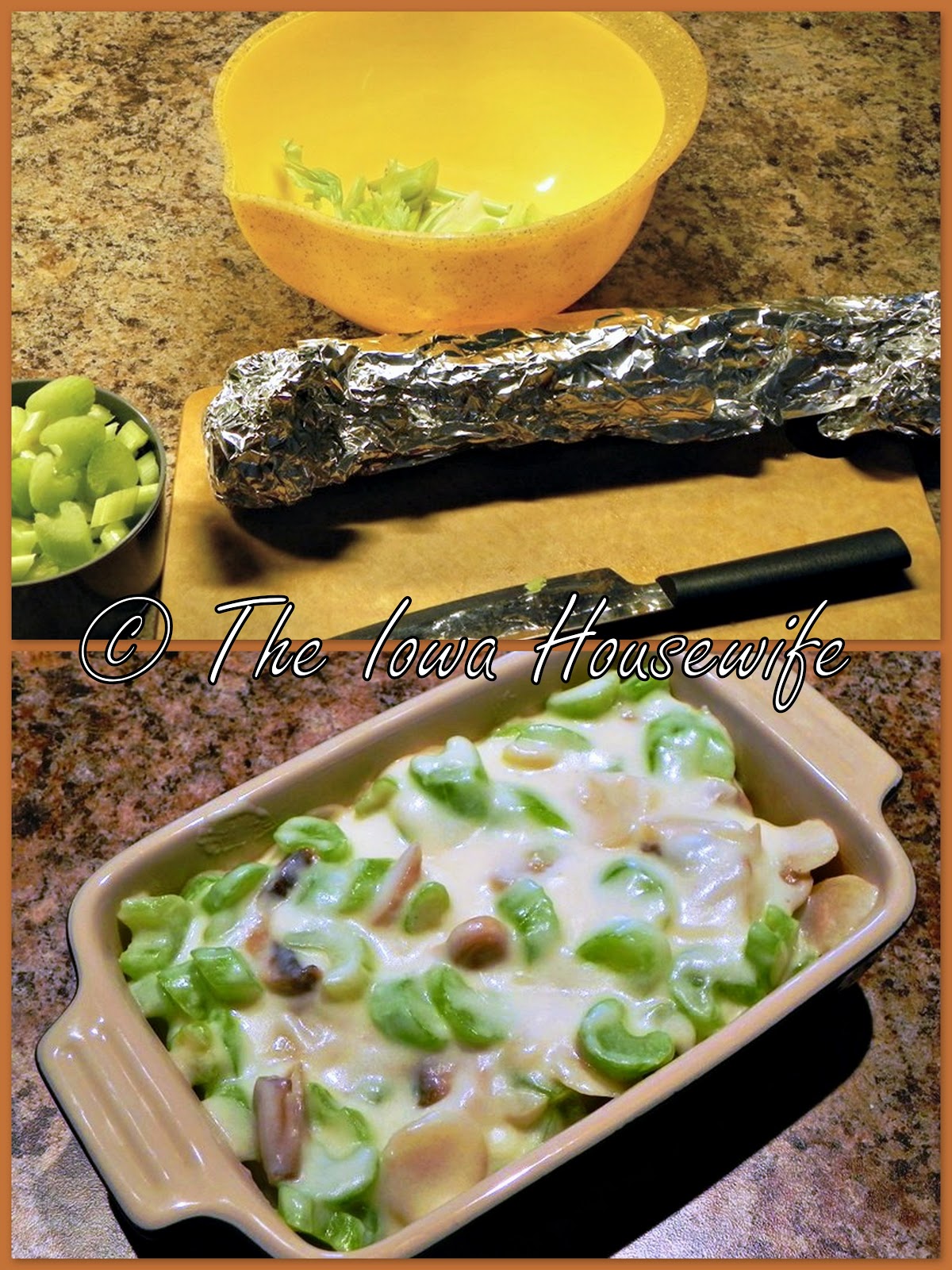 The Iowa Housewife: From the Garden...Celery Casserole