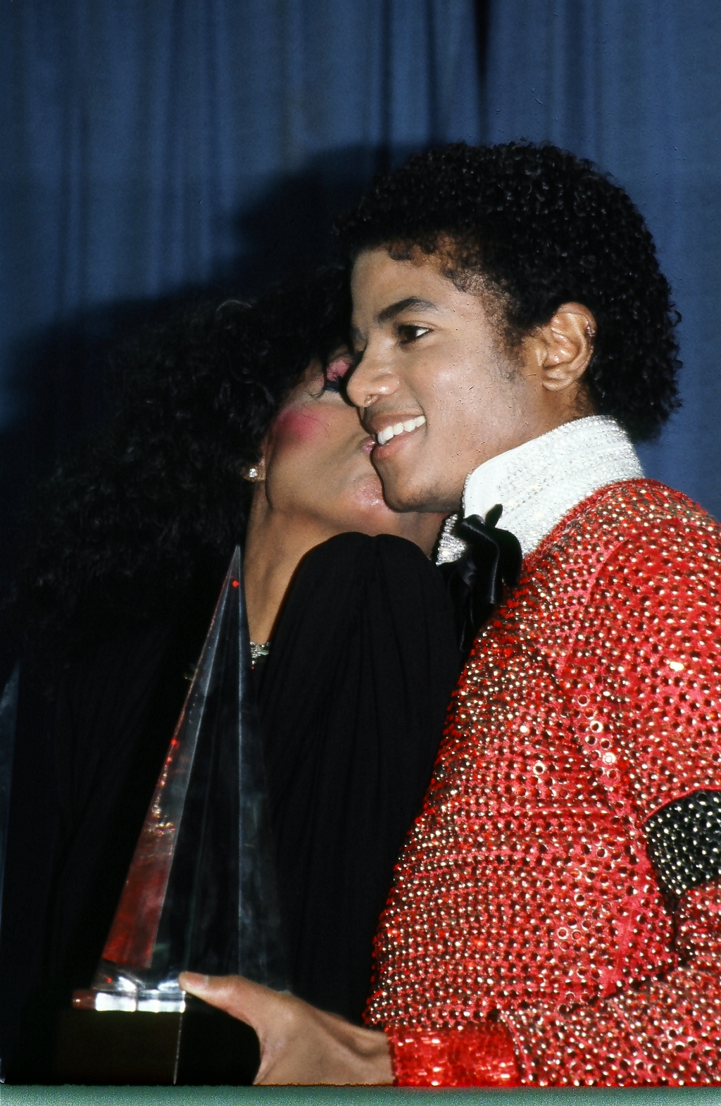 Michael Jackson Attending The 8th American Music Awards 1981