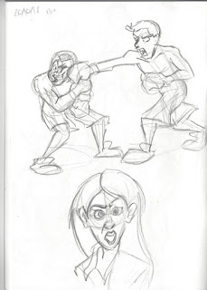 Animated Heads: Character design from Life drawing for Stephen Silver