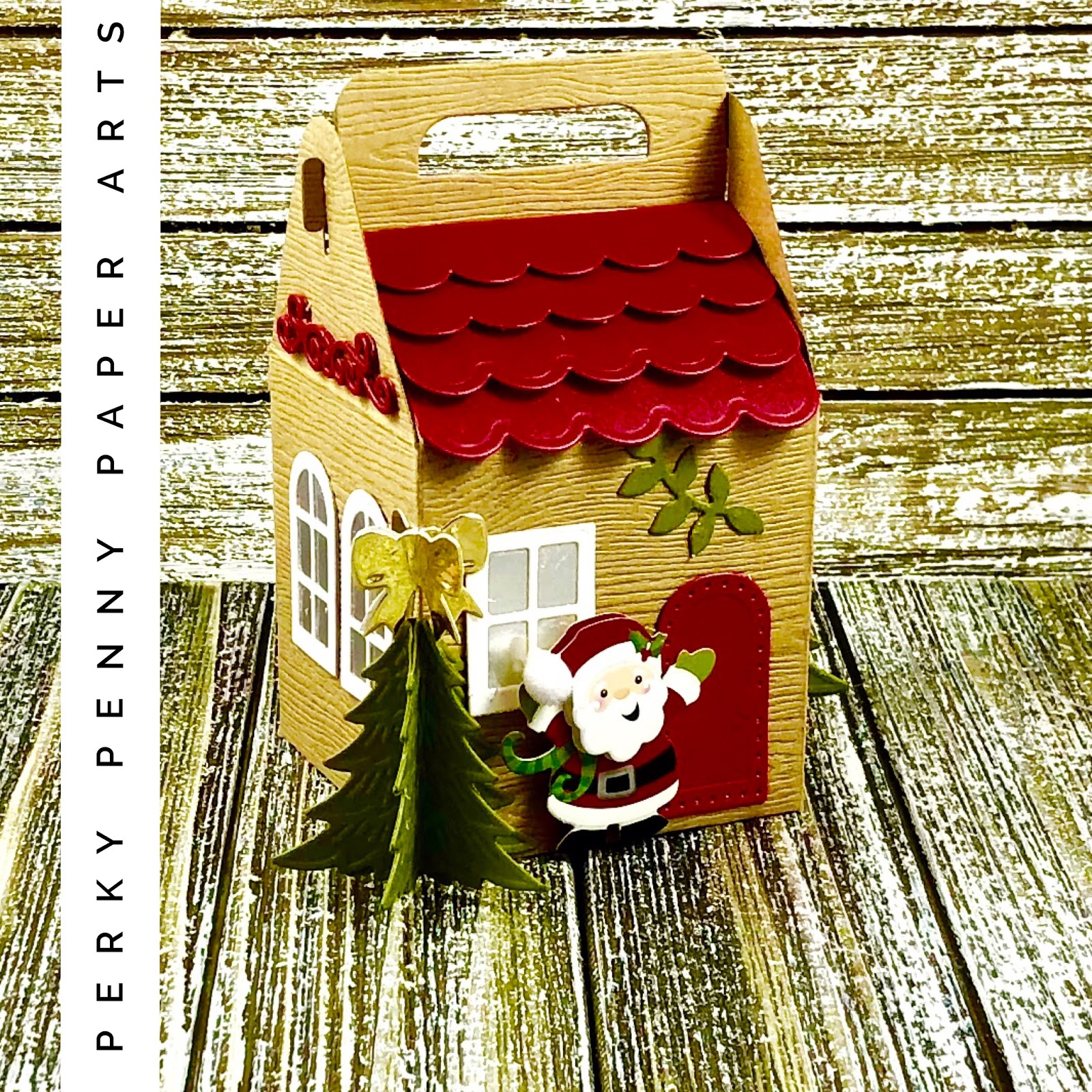 Perky Penny Paper Arts: Christmas Treat Box Featuring A Charming ...