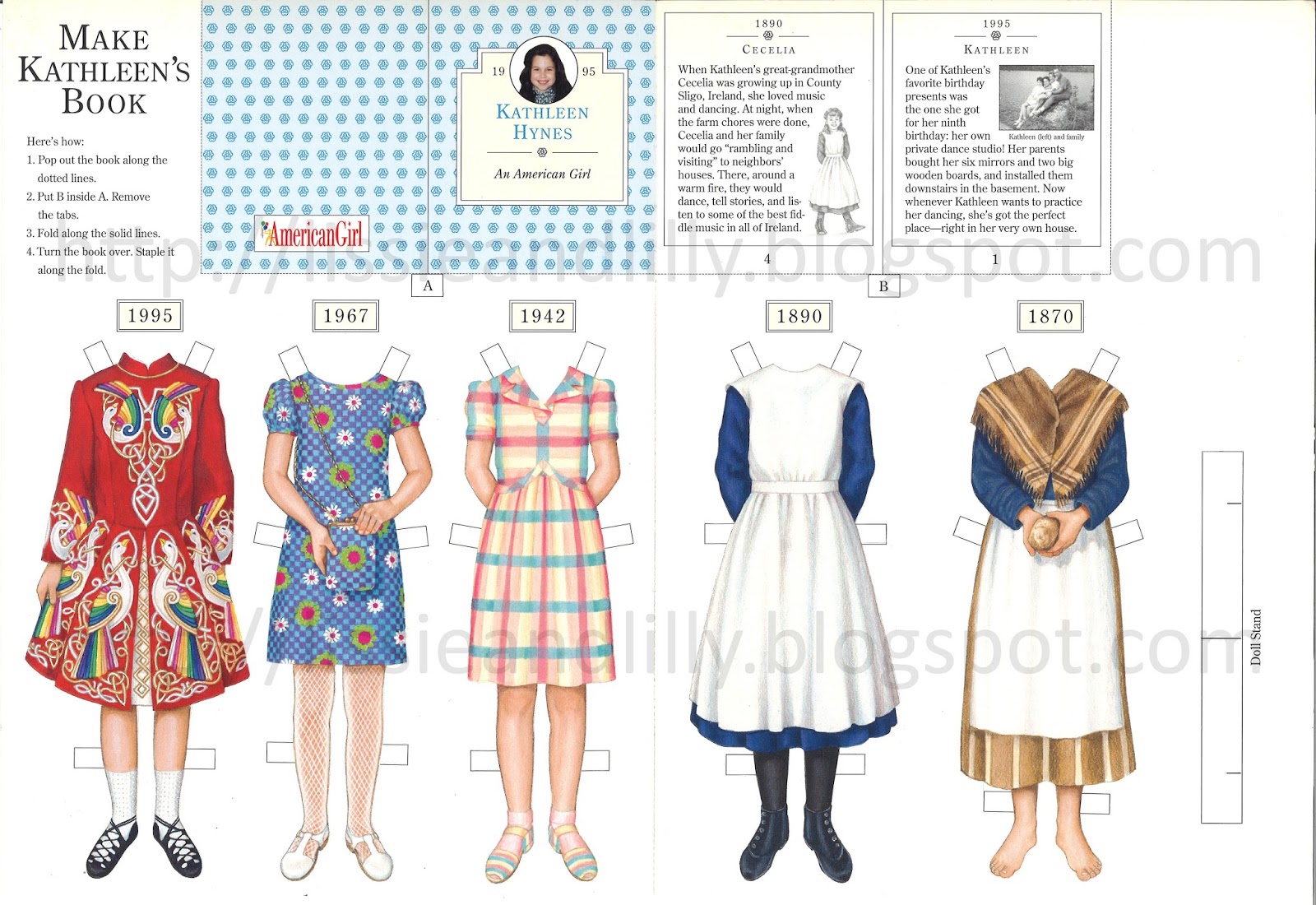 Lissie & Lilly: AG Magazine Paper Dolls