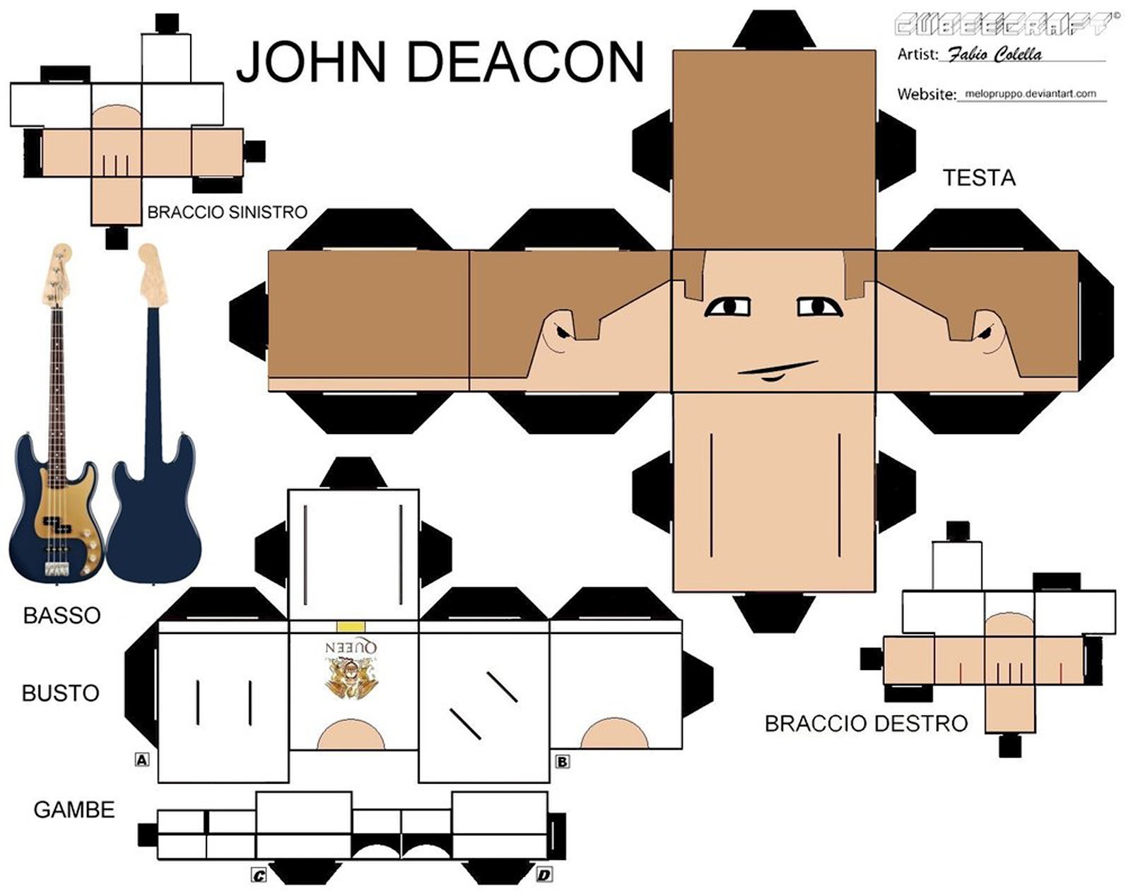 Queenadicto: Papercraft Queen