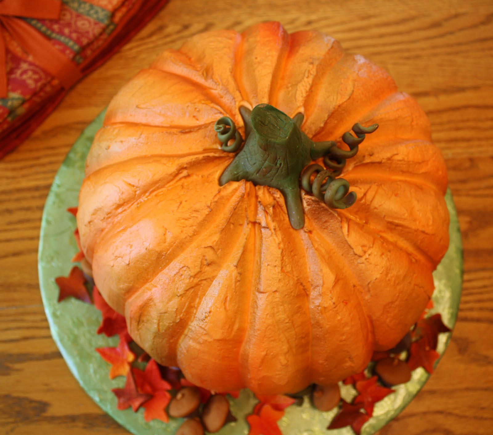 This is the most fantastic fall cake I've ever seen! I wish I was more ...