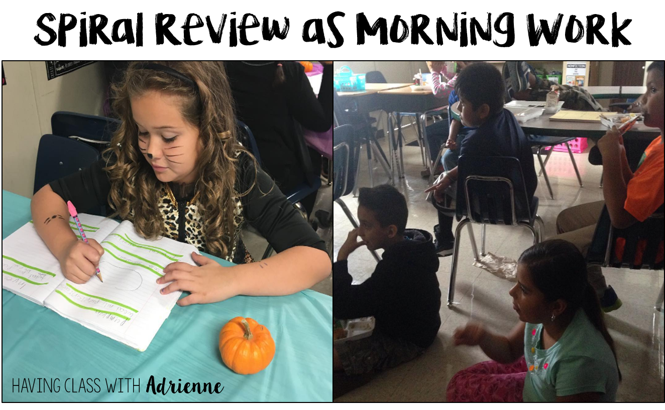 Morning Work: Reading, Writing, Centers, or Spiral? - Adrienne Teaches