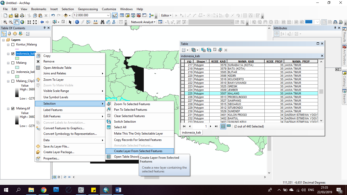 Analisis Data Digital Elevation Model
