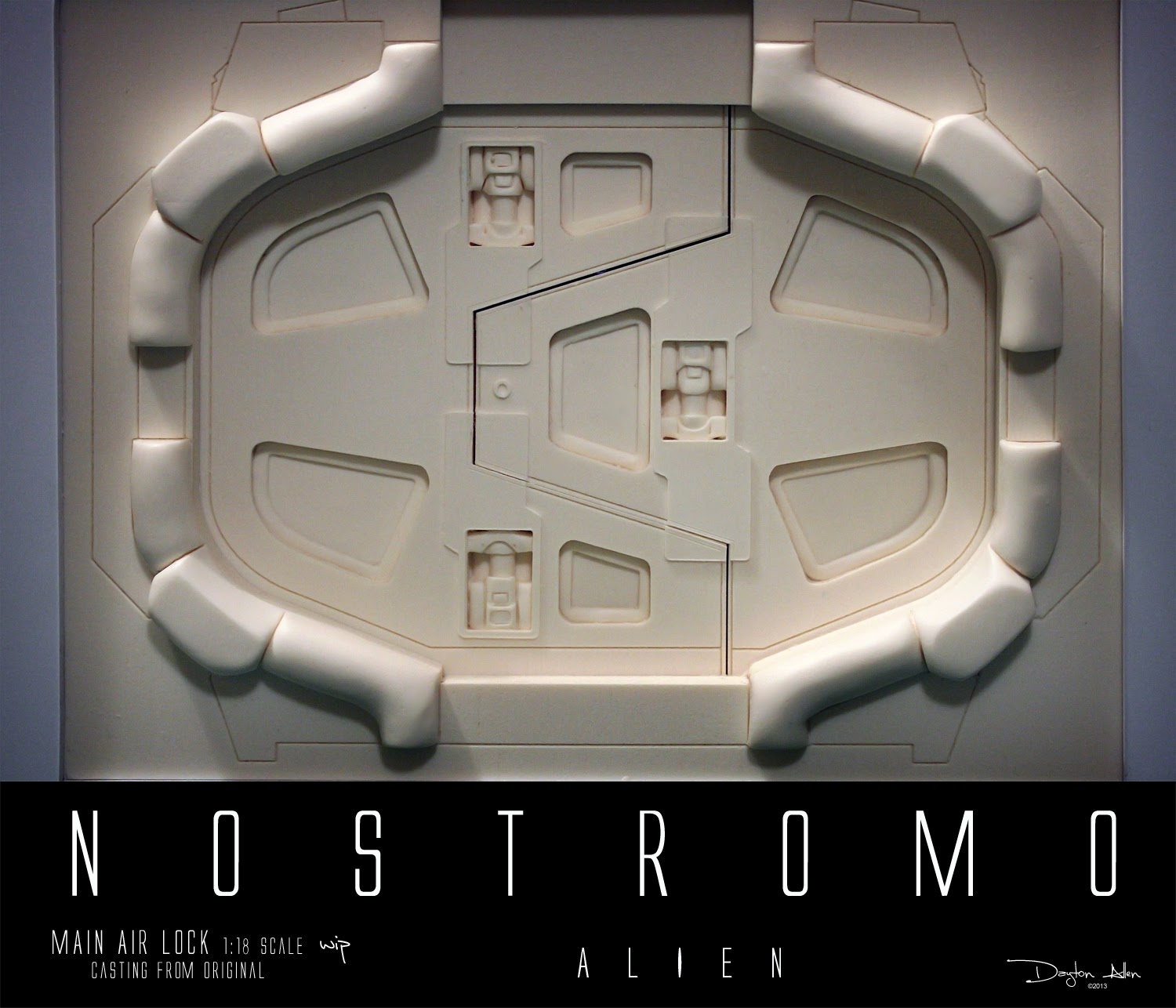 The Art of Dayton "SF30" Allen: Building The Nostromo - One Piece At A ...