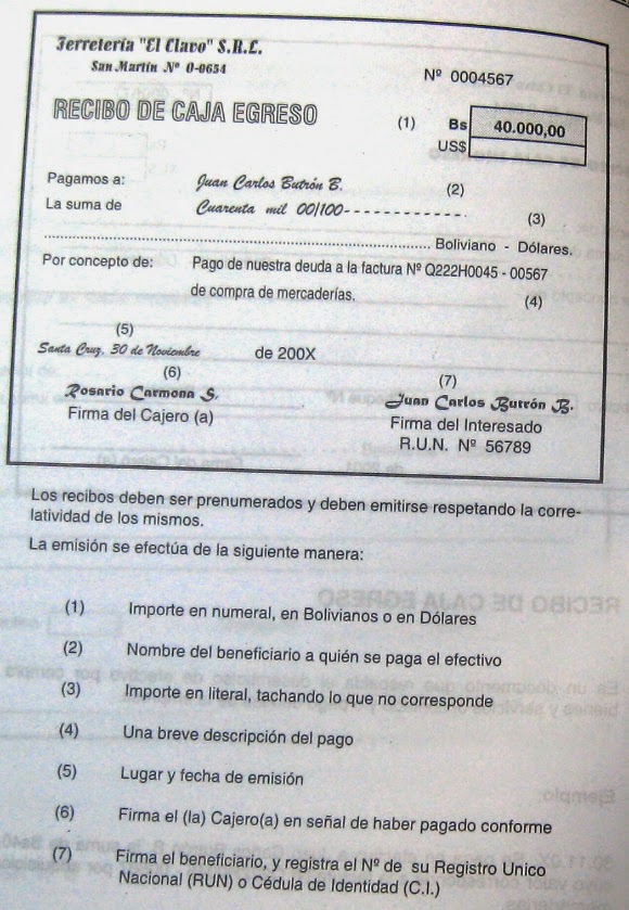 Recibo de caja egreso | FINANZAS y CONTABILIDAD