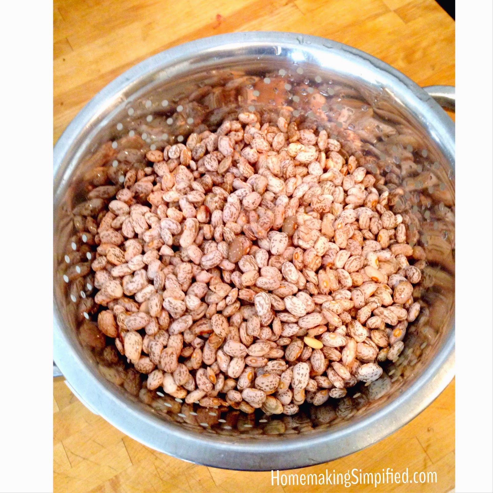 Homemaking Simplified: How to Sort and Clean Dry Beans - Pictorial