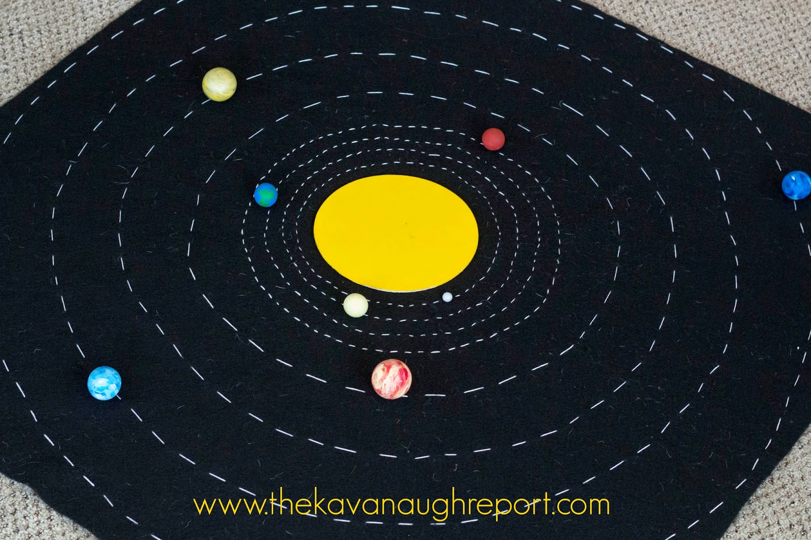 DIY Solar System Map with Free Printables