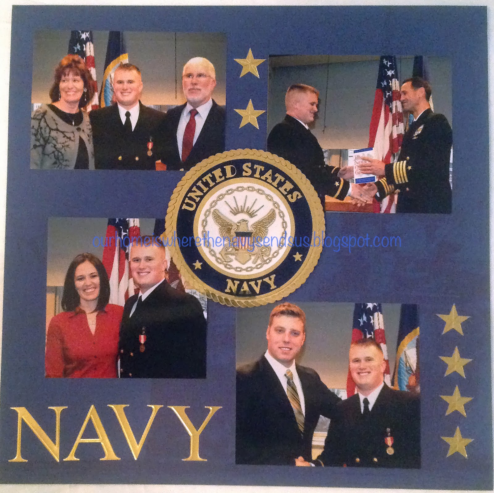 Home Is Where the Navy Sends Us: My Scrapbook: The Pages So Far