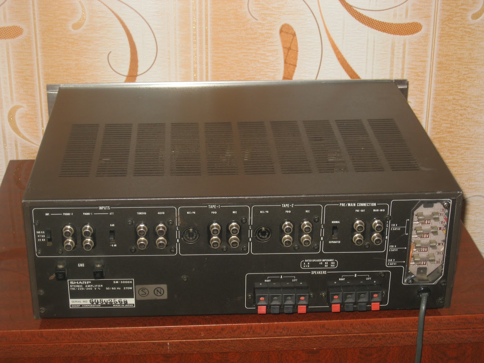 Infrequent Sound [sex.tex] technology: Sharp Optonica SM-3000, 1975 ...