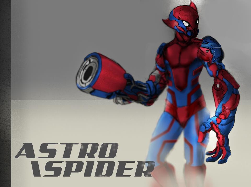 dirtiehand: Battle#24-Character Mashup-Spiderman + Astro Boy