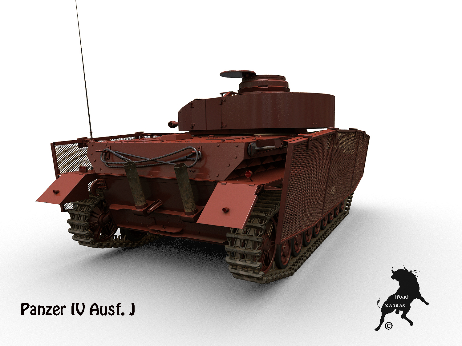 Modelos 3D: Panzer IV Ausf. J Late