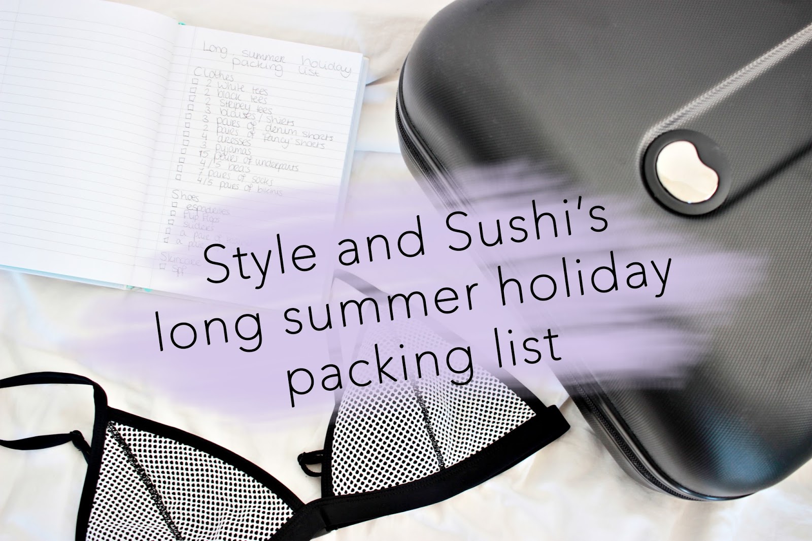 ESSENTIALS | HOLIDAY PACKING LIST — Style and Sushi