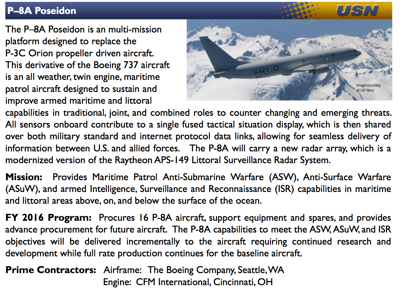 Summary of US 2016 Aircraft Weapons Procurement | NextBigFuture.com