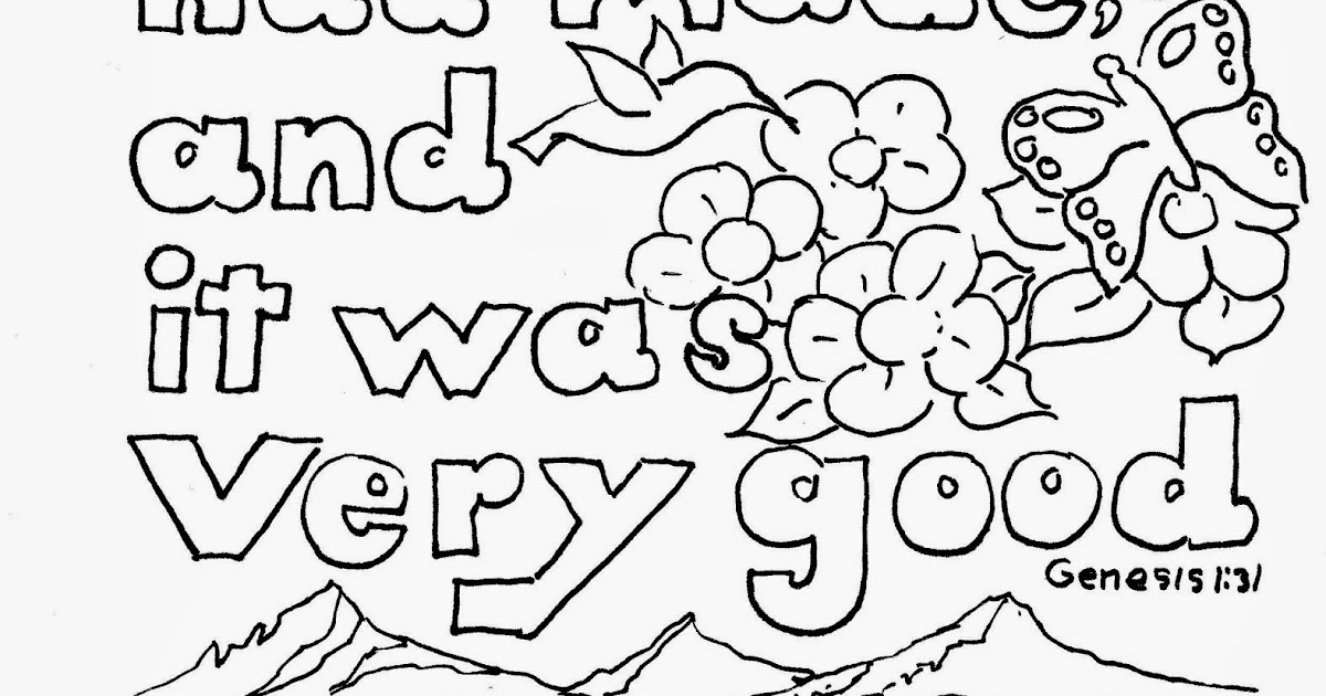 Genesis 1 Coloring Pages Coloring Pages