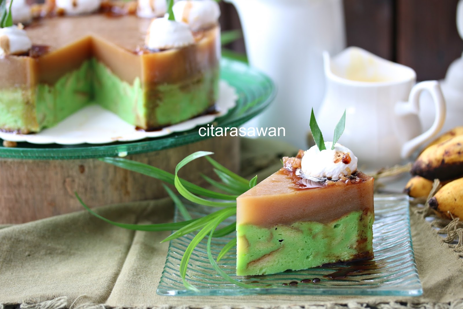 Puding Roti Pandan Gula Melaka ~ Resepi Terbaik