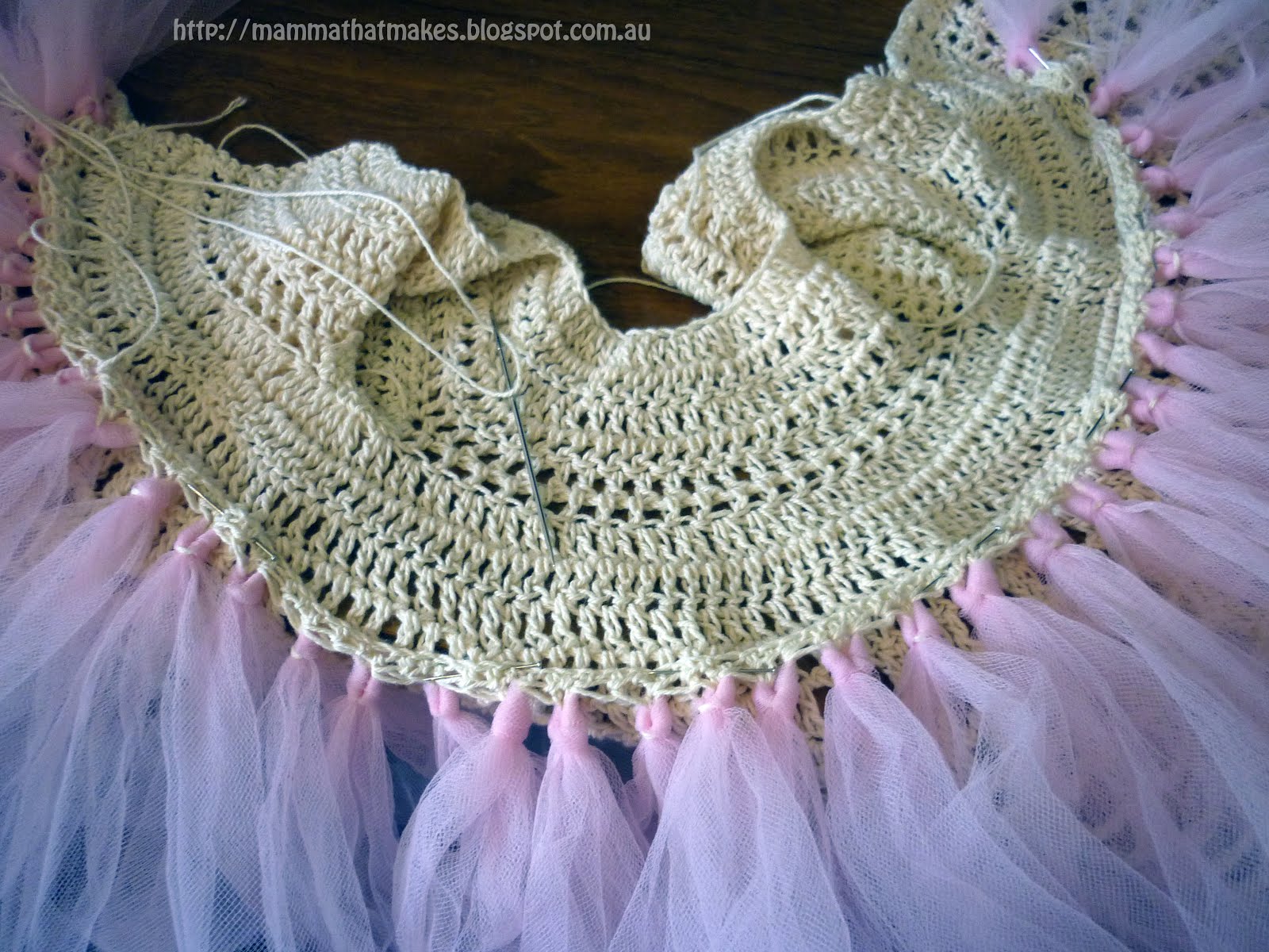 Mamma That Makes: Delicate Princess Newborn Dress