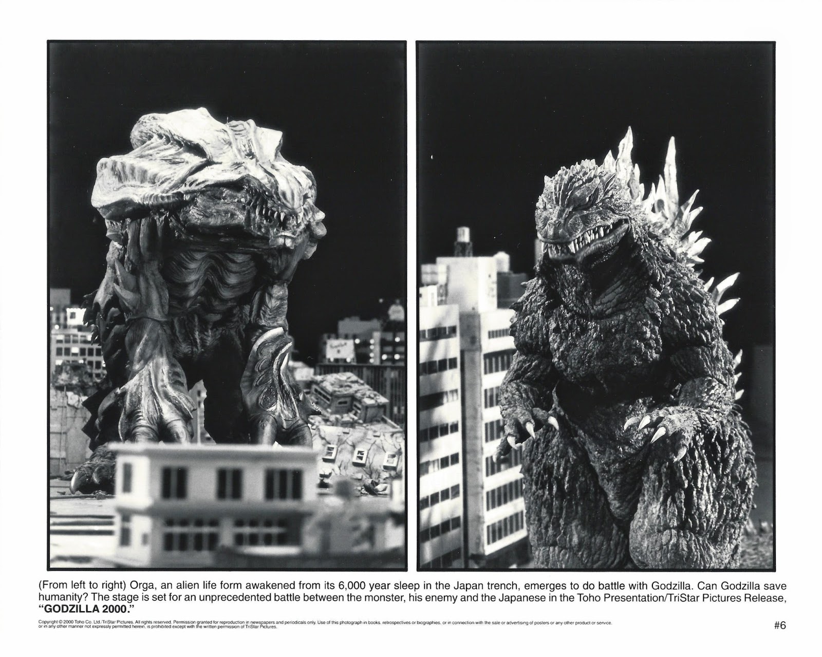 the sphinx: GODZILLA 2000 Press Kit (Columbia Pictures, 2000)