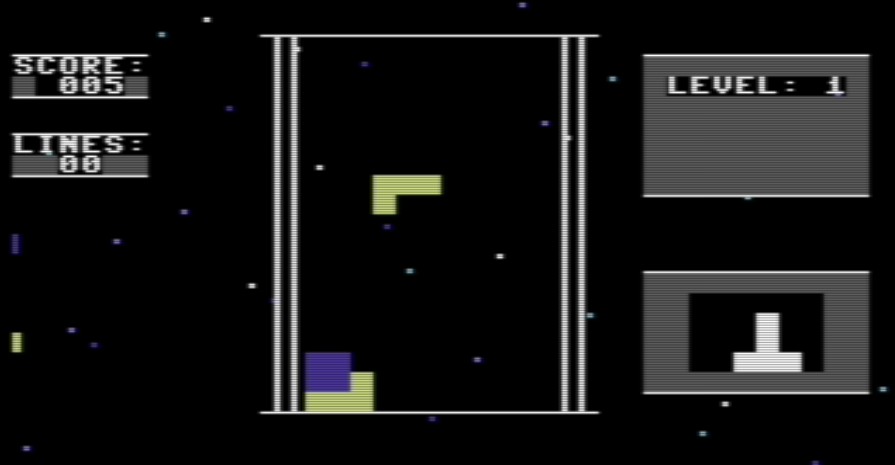 Indie Retro News: Twister - Public domain Tetris for the C64!