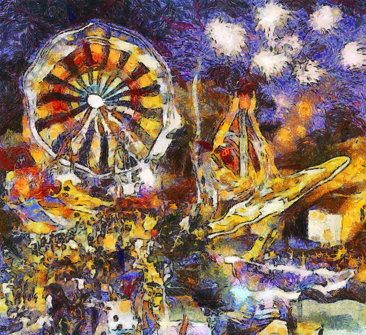 Jim Cox Photos: Ferris Wheel Painting