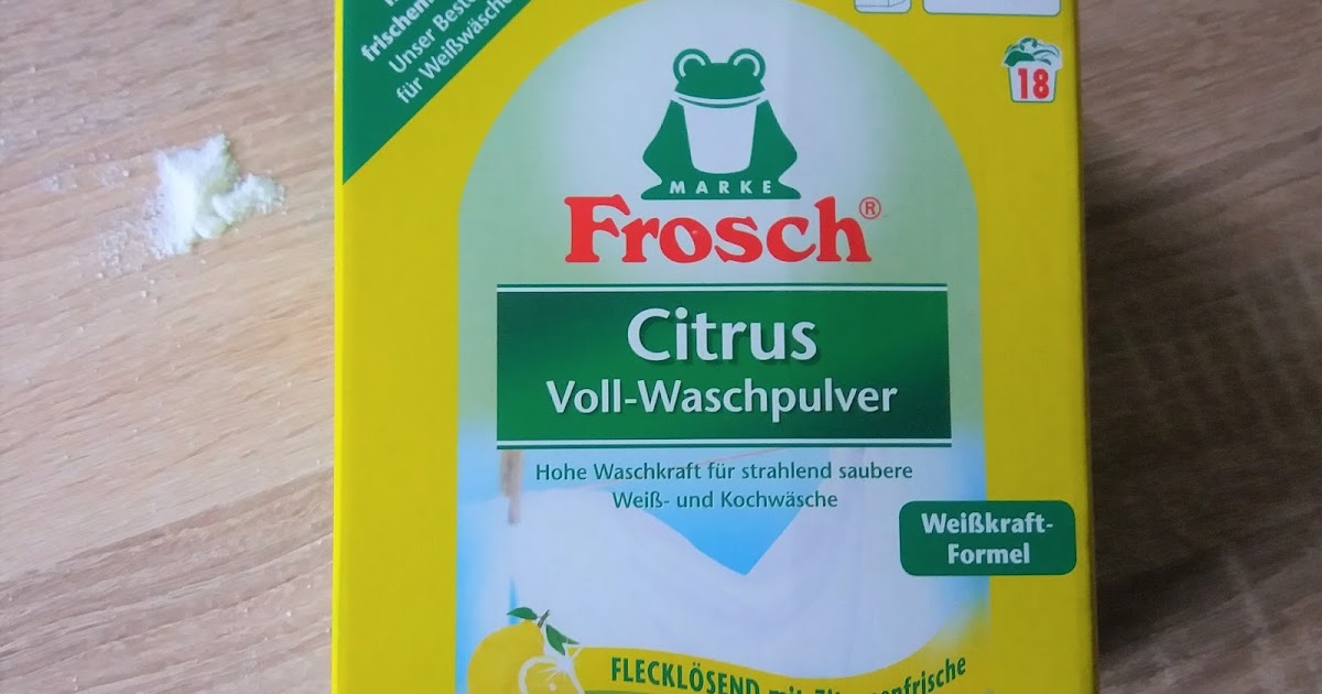 [Review] Frosch Voll-Waschpulver Citrus