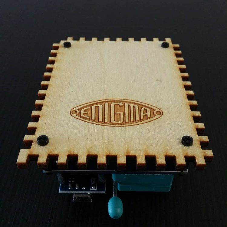 Arduino Enigma Machine Simulator : Programmable Seven Segment LED ...