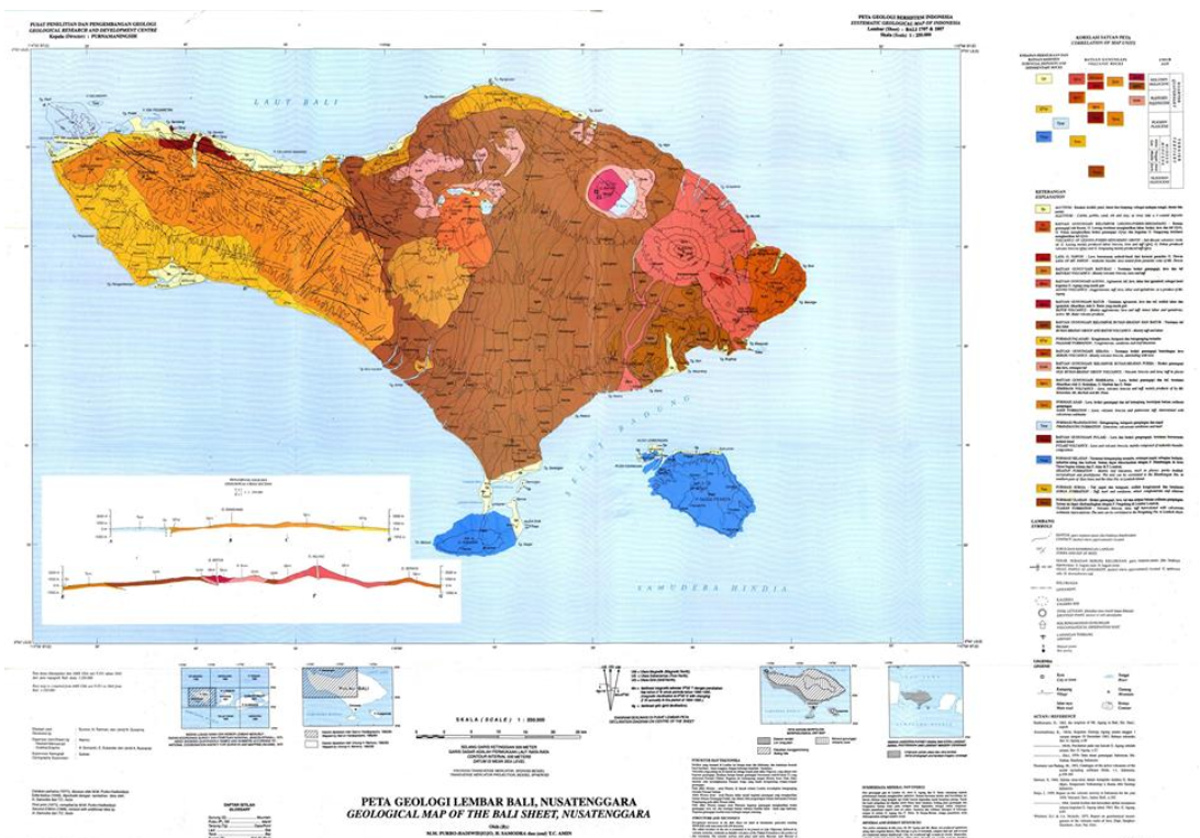 TUGAS STELA MINGGUAN: Peta Geologi Provinsi Bali