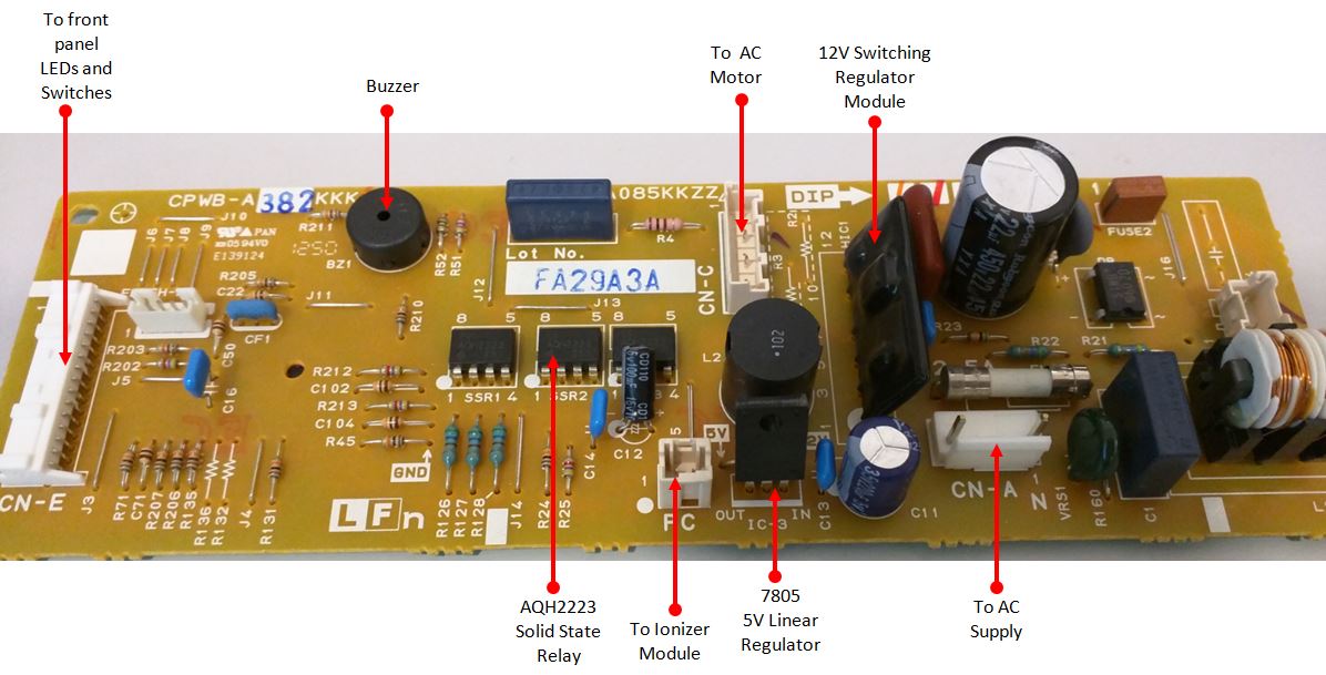 Snip 'N' Snap: Teardown: Sharp Air Purifier FU-Z31