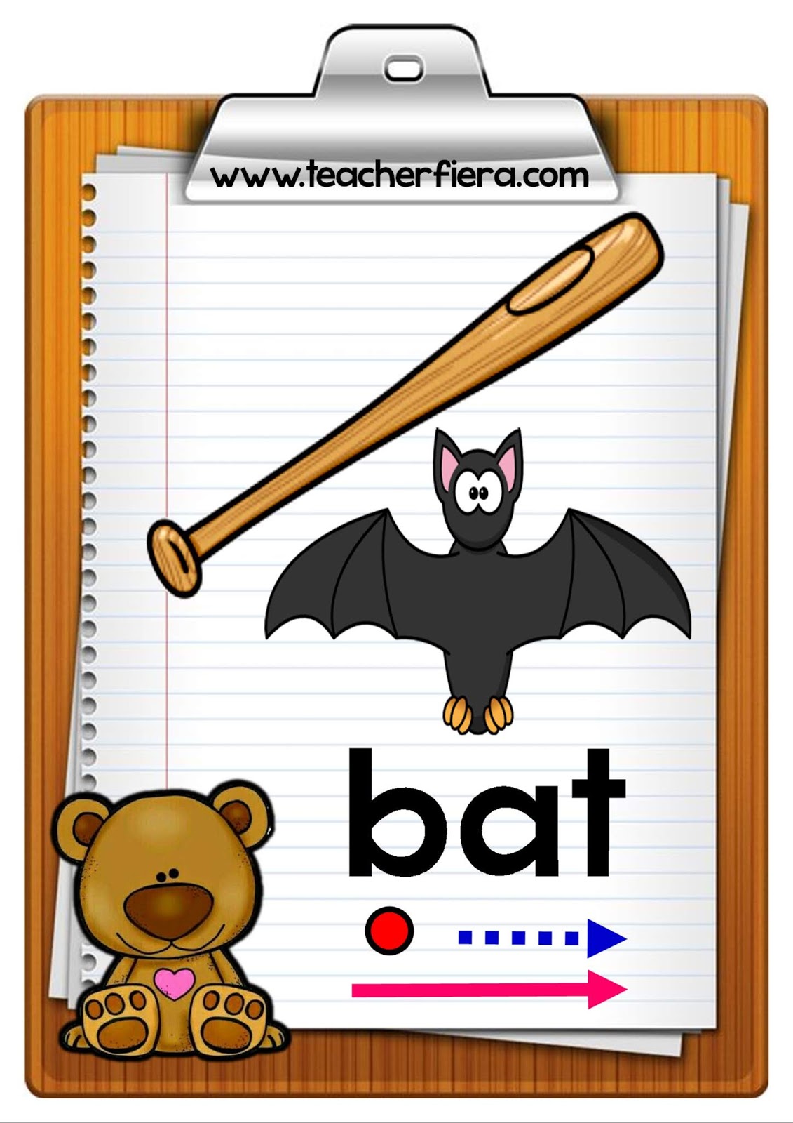 teacherfiera.com: AT WORD FAMILY FLASHCARDS