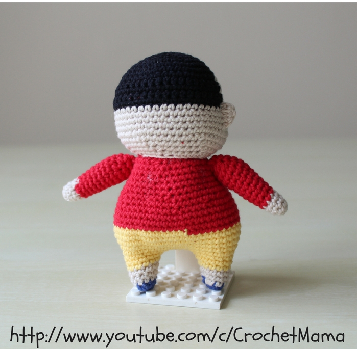 Crochet: Crochet Amigurumi Shin Chan Tutorial & Pattern