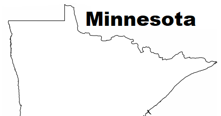 Blog de Biologia: Minnesota Map coloring page