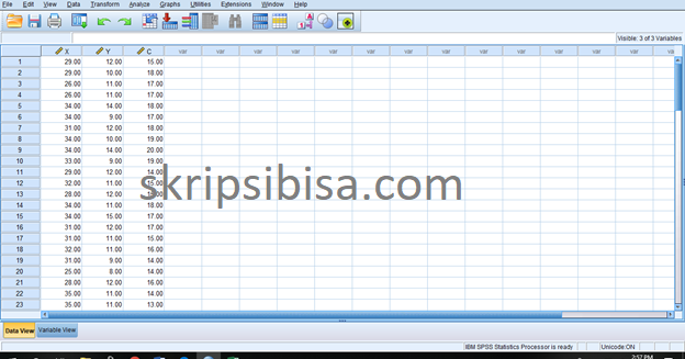 Tutorial SPSS Analisis Regresi dan Kolerasi dengan Melibatkan Variabel Kontrol - Skripsi Bisa