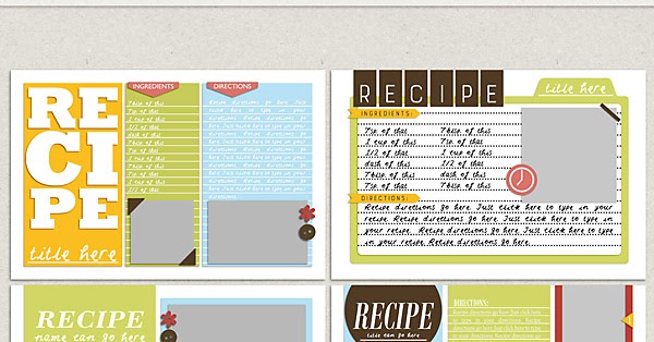 Recipe Challenge: Appetizers / Scrapping with Liz