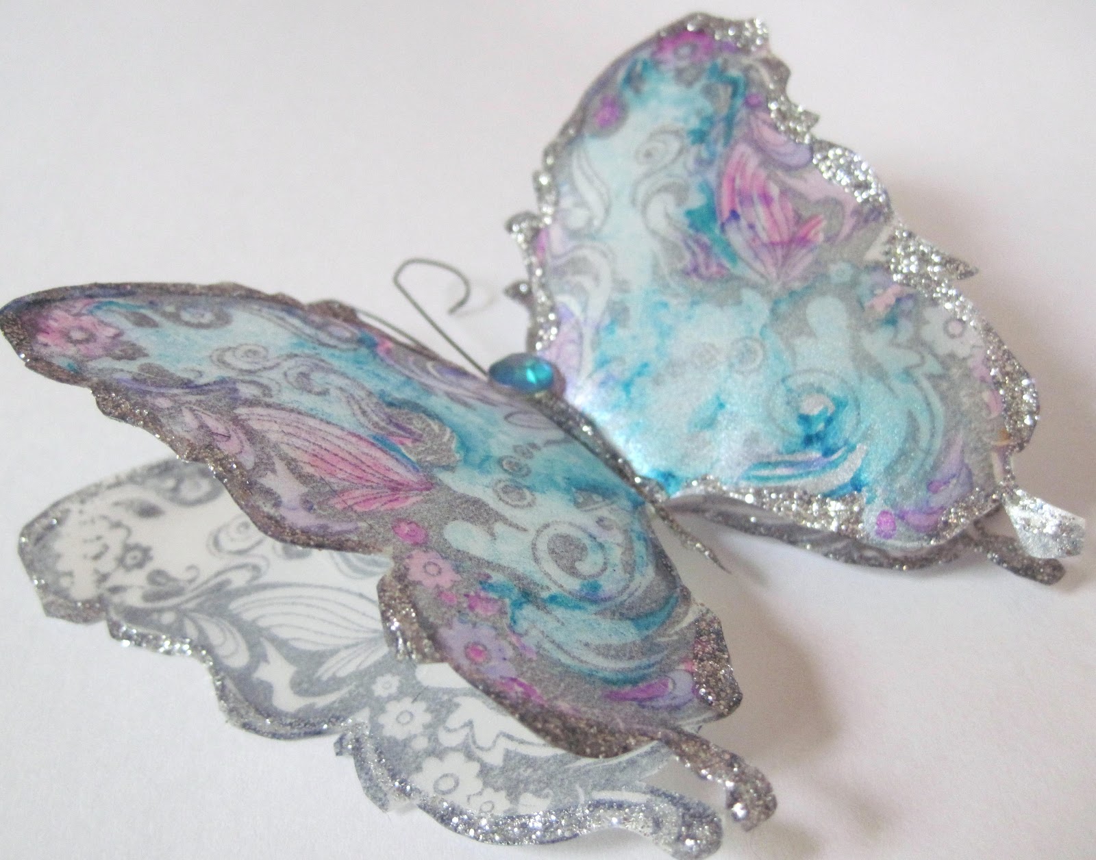 Kasha Gray's -Life's Treasures: Vellum Alcohol Ink Butterfly