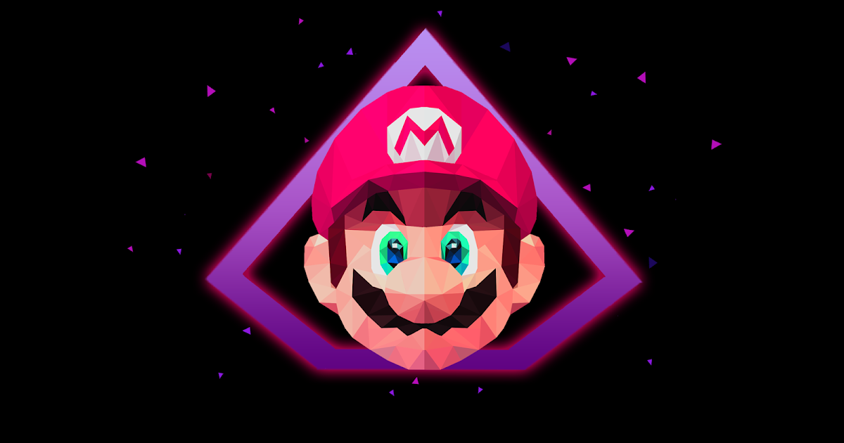 The Lowpoly Project: Low Poly Art - Super Mario