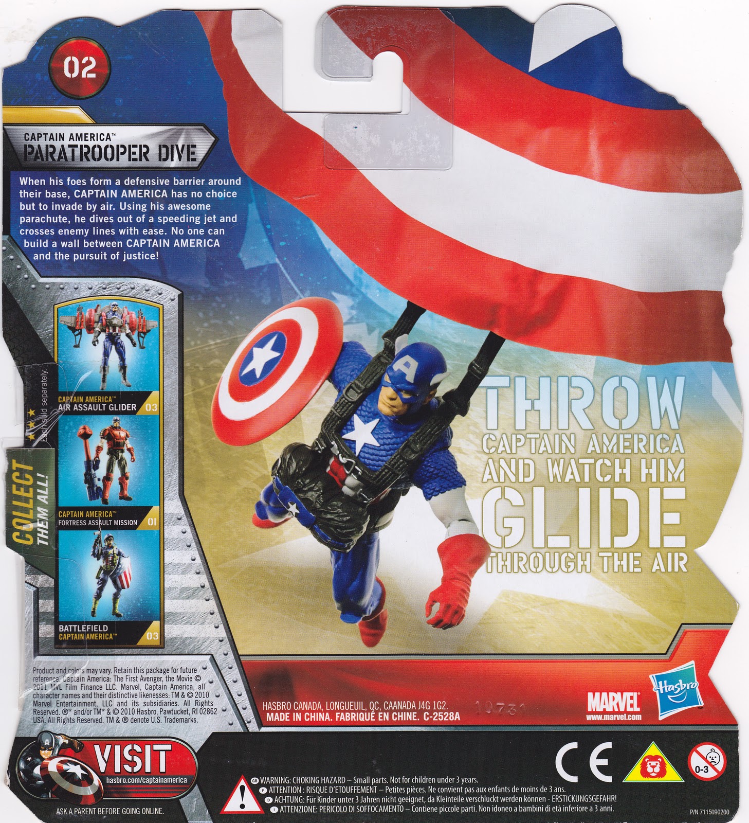 Toys and Stuff: 2011 Hasbro Comic Series #02 Captain America ...