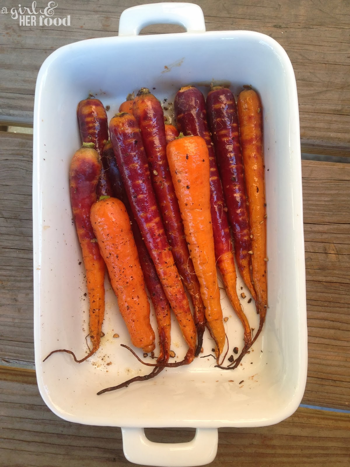 A Girl & Her Food: Roasted Carrots